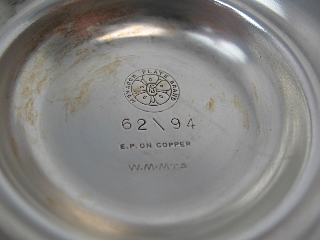 Monarch Plate Brand Silver Plated Dish on Pedestal c. 1950s | Property Room