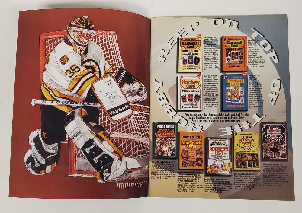 Vintage USA Jan 1992 Beckett Hockey Monthly Mark Messier NY Rangers ...