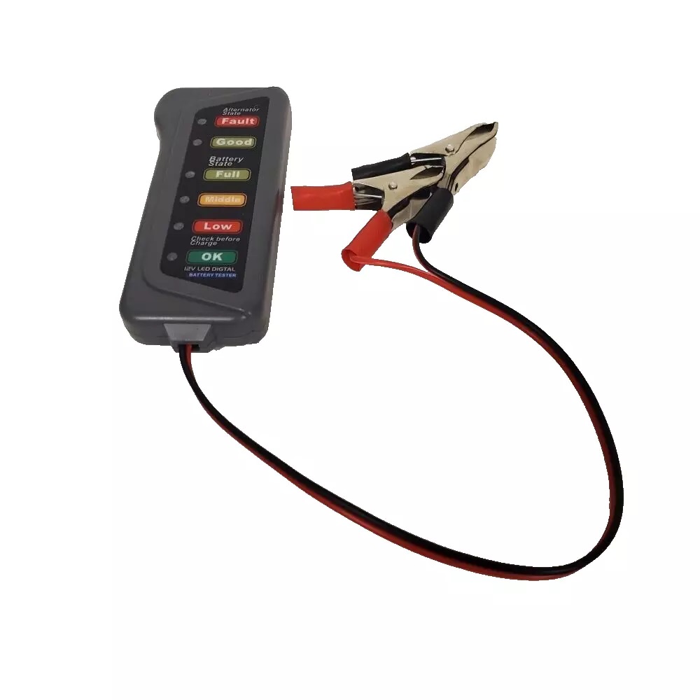 12V Car Battery Alternator Tester Test Battery Condition & Alternator ...