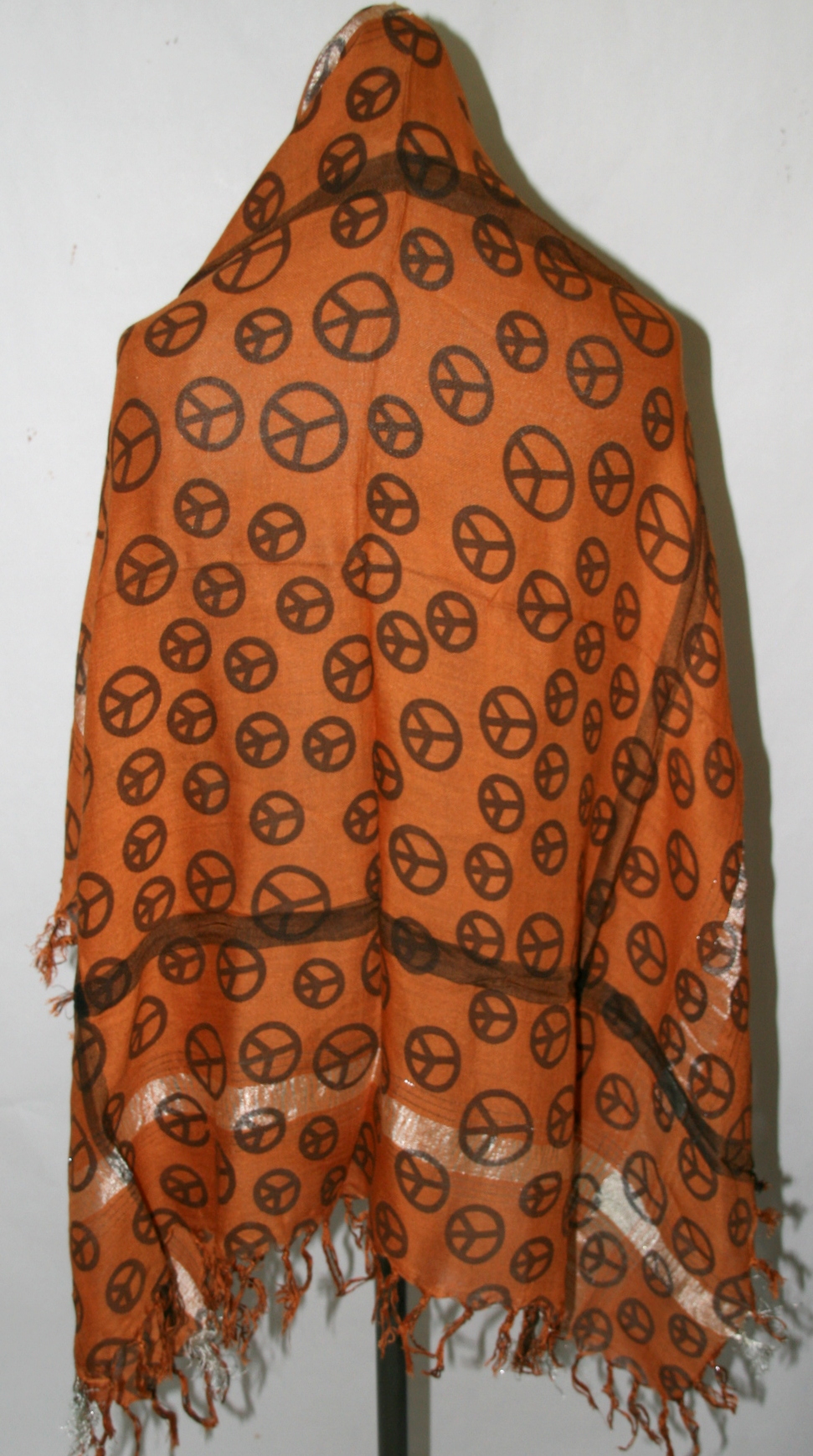 Unisex Scarf With Peace Symbol | Property Room