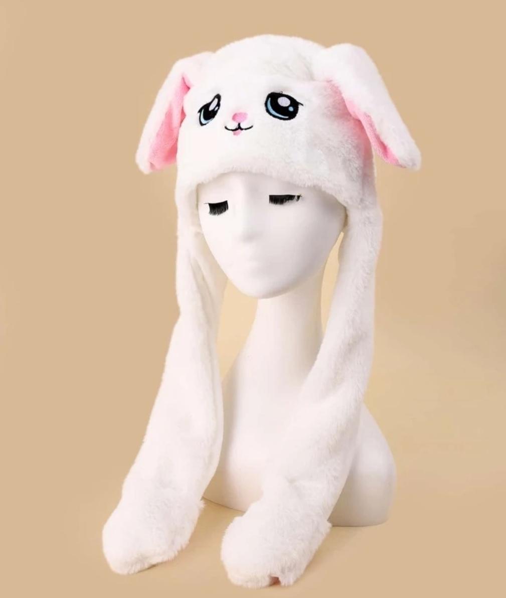 Kids Cartoon Embroidered Ear Decor Fluffy Hat | Property Room