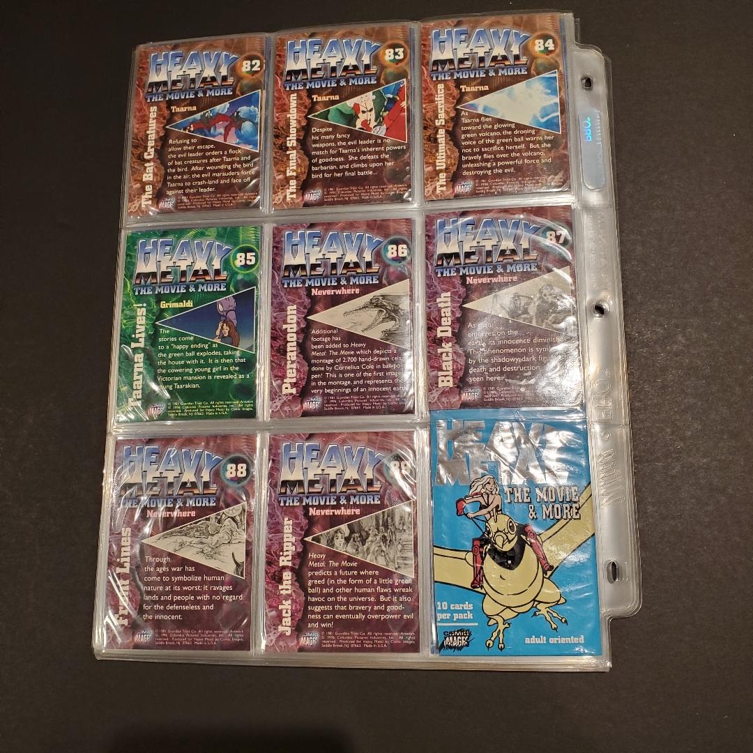Vintage Lot of 90 Cards 1996 Comic Images Heavy Metal The Movie & More ...