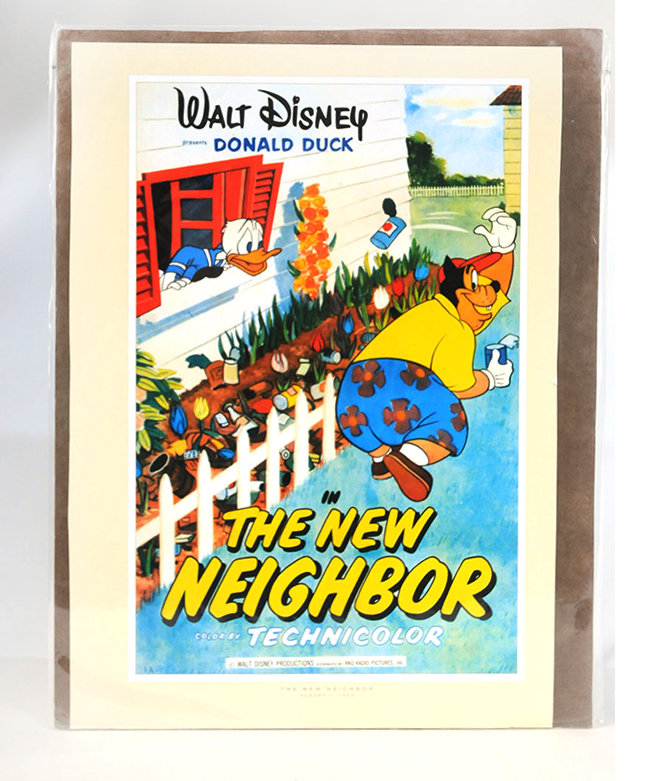 Walt Disney's "The New Neighbor" with Donald Duck - Movie Art ...