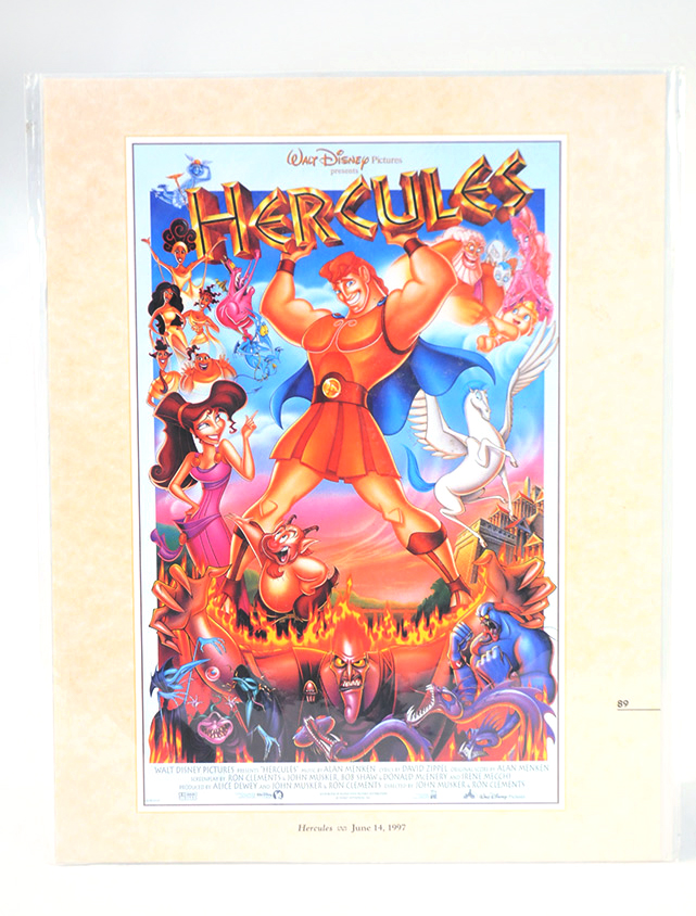 Walt Disney's "Hercules" Movie Art - 11" x 14" | Property Room