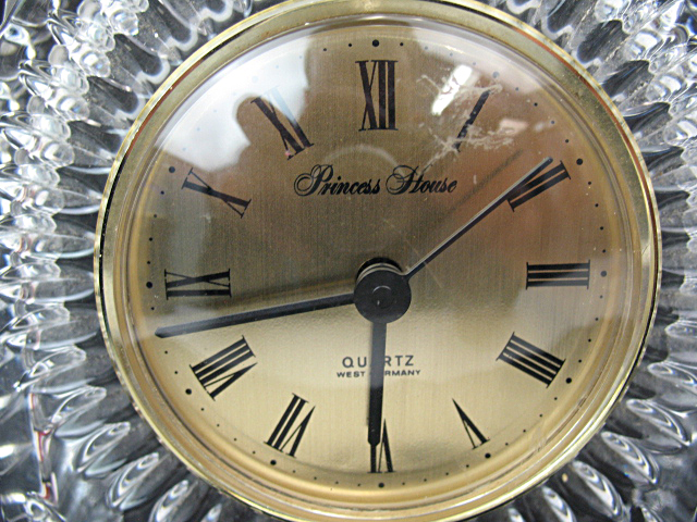 Princess House Crystal Clock c. 1970s | Property Room