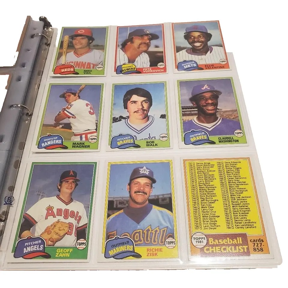 Lot of 50+ Cards of 1981 Topps Baseball MLB Trading Cards | Property Room