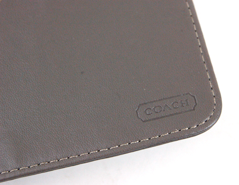 Women's Coach Signature Embroidered Cheque Book | Property Room