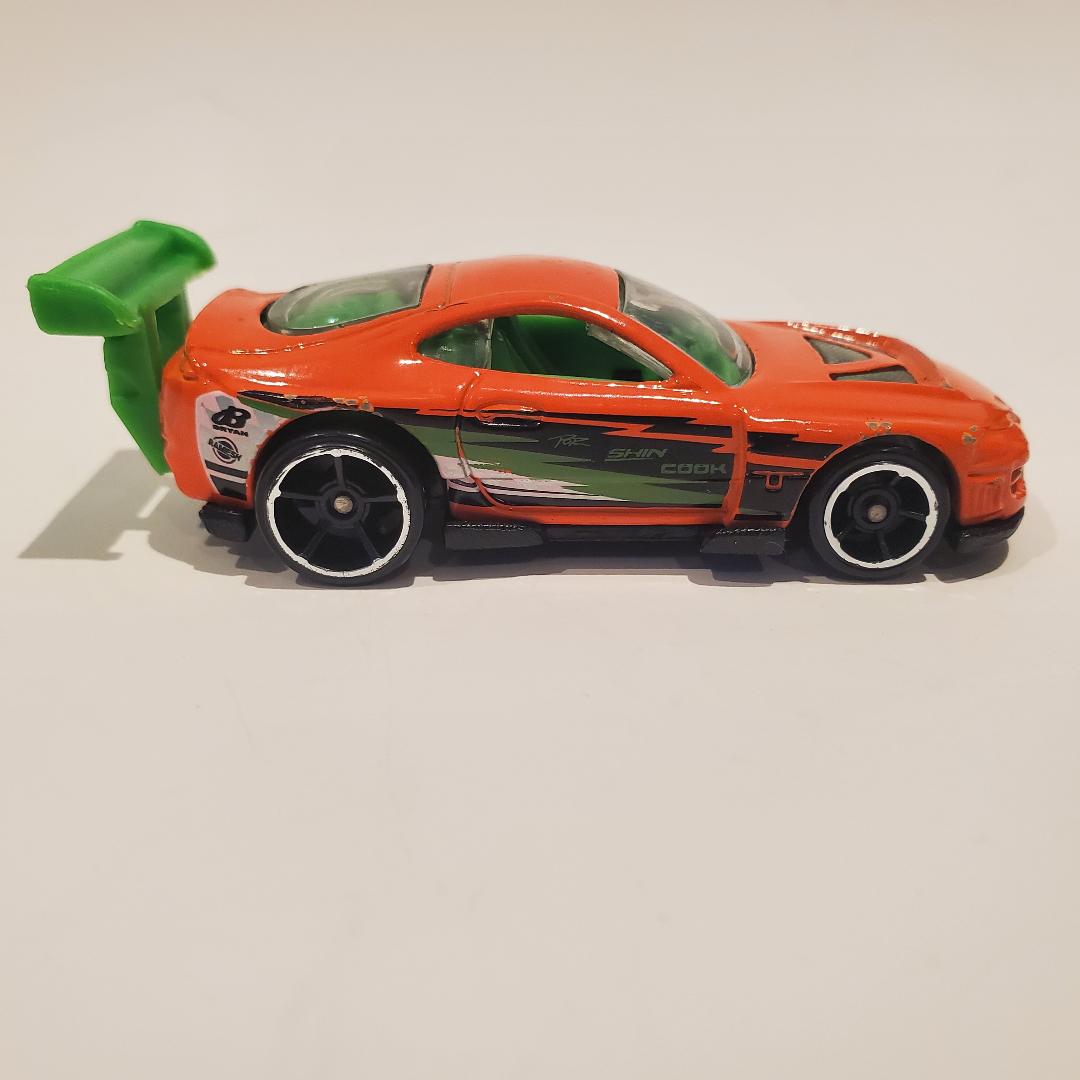 Vintage 2001 Hot Wheels Toyota Supra Super Tsunami Orange Die Cast Car ...