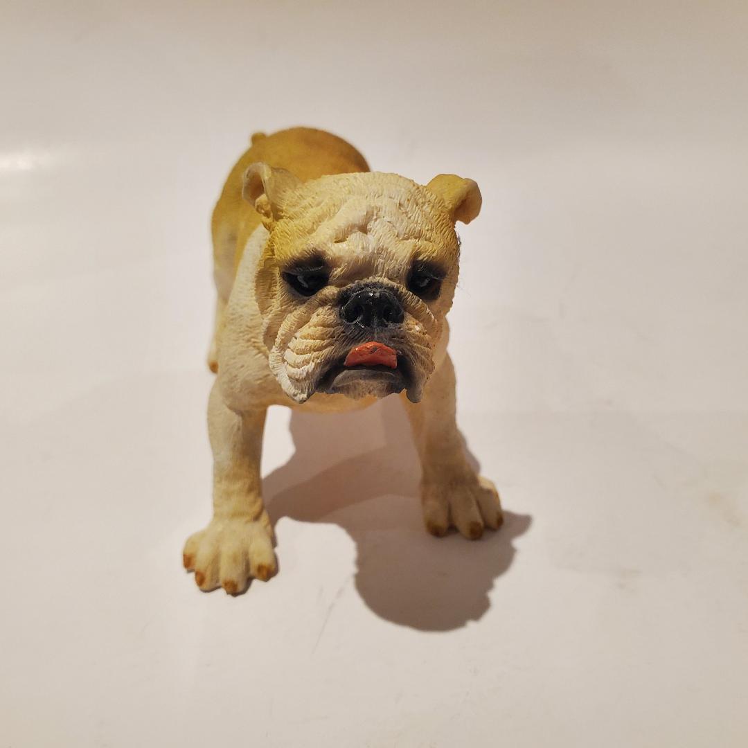 English Bulldog Breed Collectible Resin Dog Figure 5" | Property Room