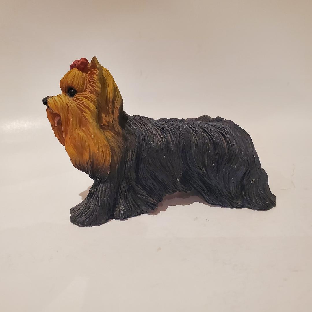 Yorkshire Terrier Dog Breed Collectible Resin Dog Figure 5" | Property Room