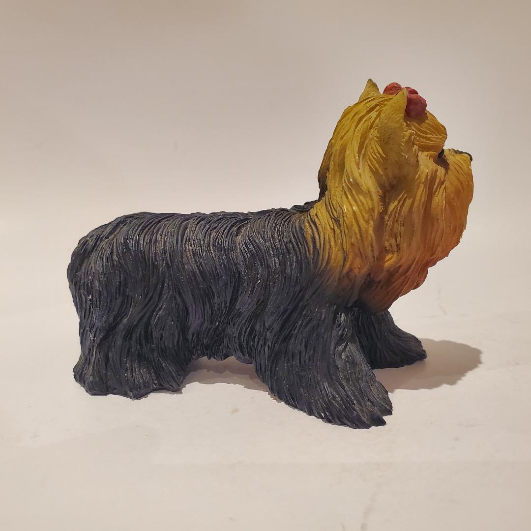 Yorkshire Terrier Dog Breed Collectible Resin Dog Figure 5" | Property Room