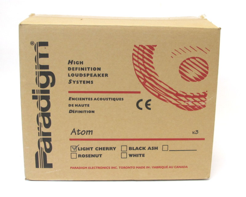 PARADIGM ATOM V.3 High Definition Loudspeaker System Bookshelf Speakers ...