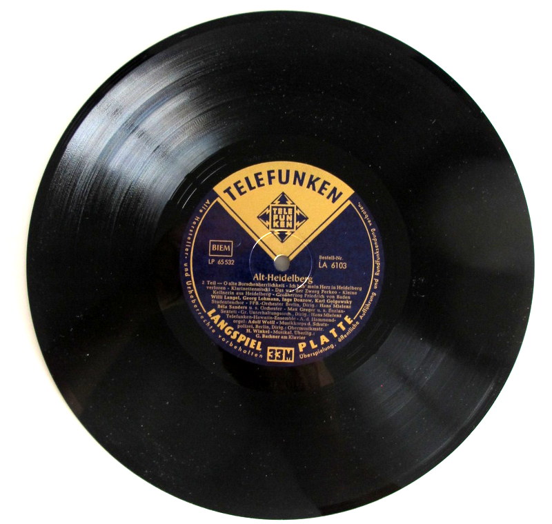 Rare Vintage TELEFUNKEN 33M Record | Property Room