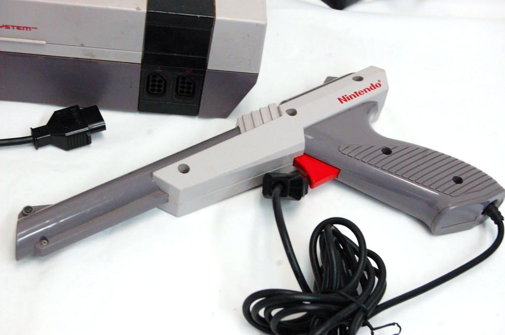 Rare - Original Nintendo with Controller and Super Mario and Duck Hunt ...