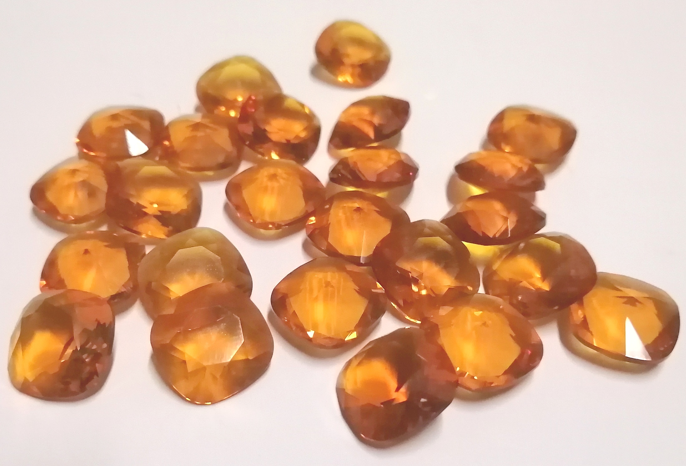 SWAROVSKI STONES - ART 4470 16MM TOPAZ UNFOILED STONES - 72 PIECES ...