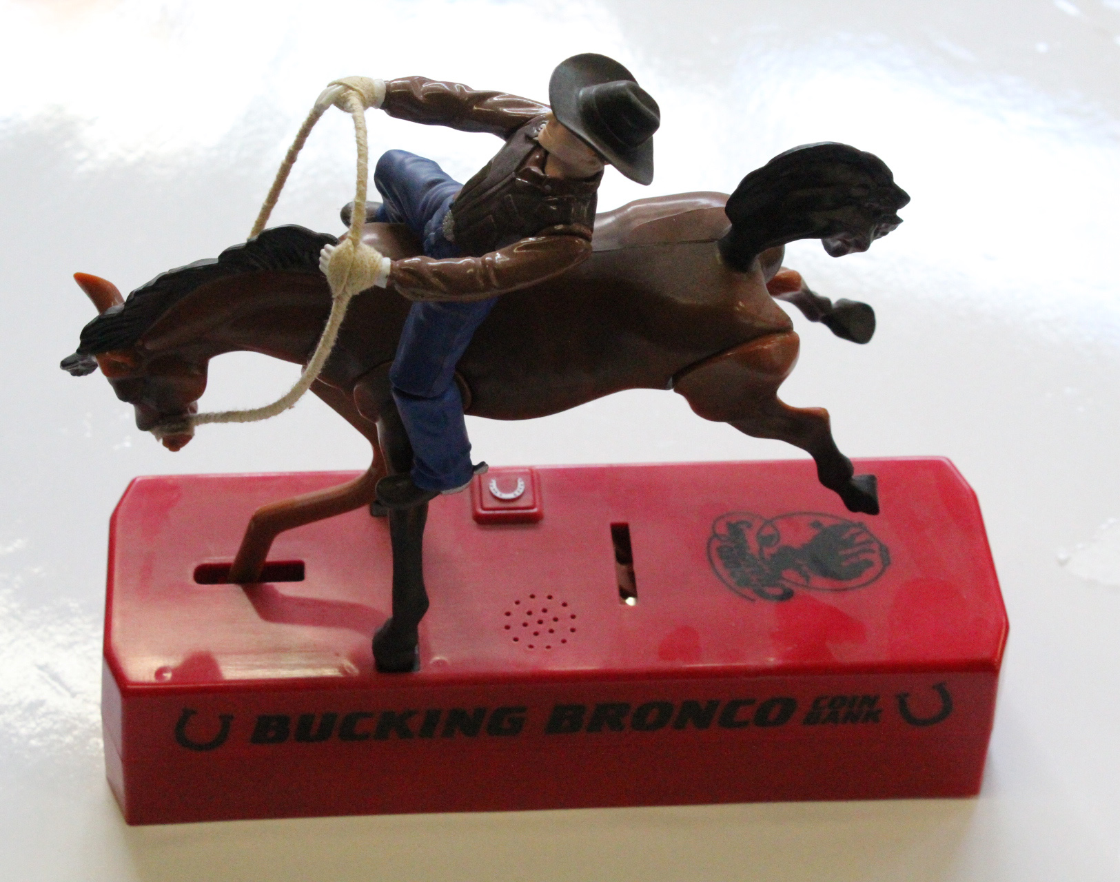 VINTAGE BUCKING BRONCO COIN BANK | Property Room