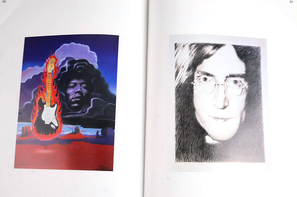 Signed FreeHand Art of Stanley Mouse "Library of Congress" | Property Room