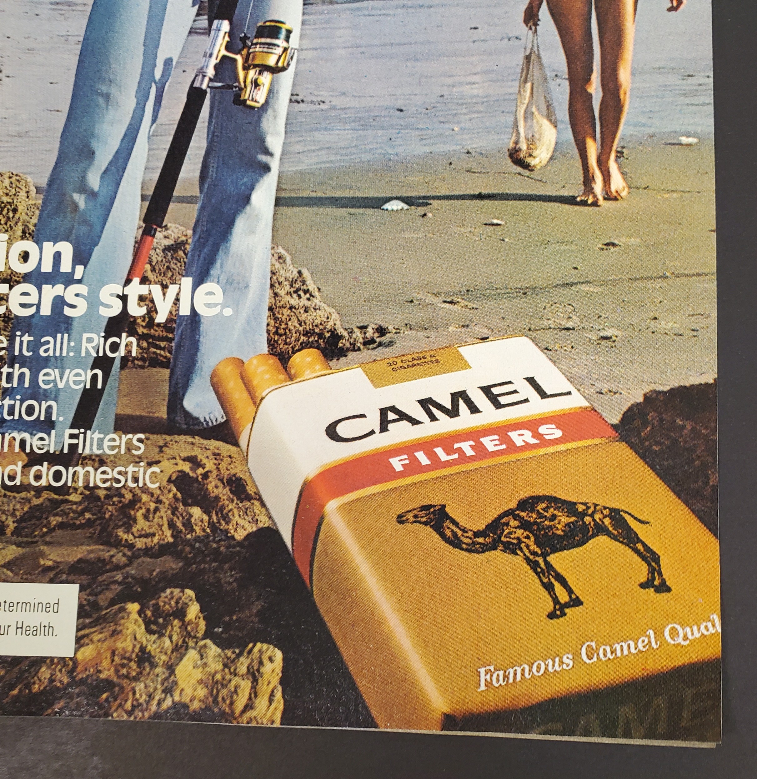 Vintage Unframed 1978 Camel Filters Cigarettes Magazine Print Ad ...