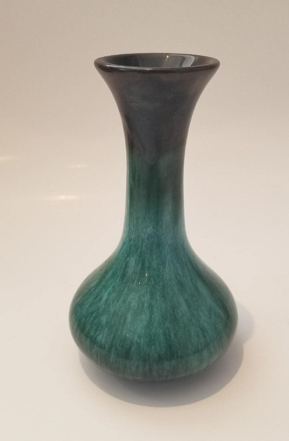 Vintage Canadian Blue Mountain Pottery Green Glazed Vase | Property Room