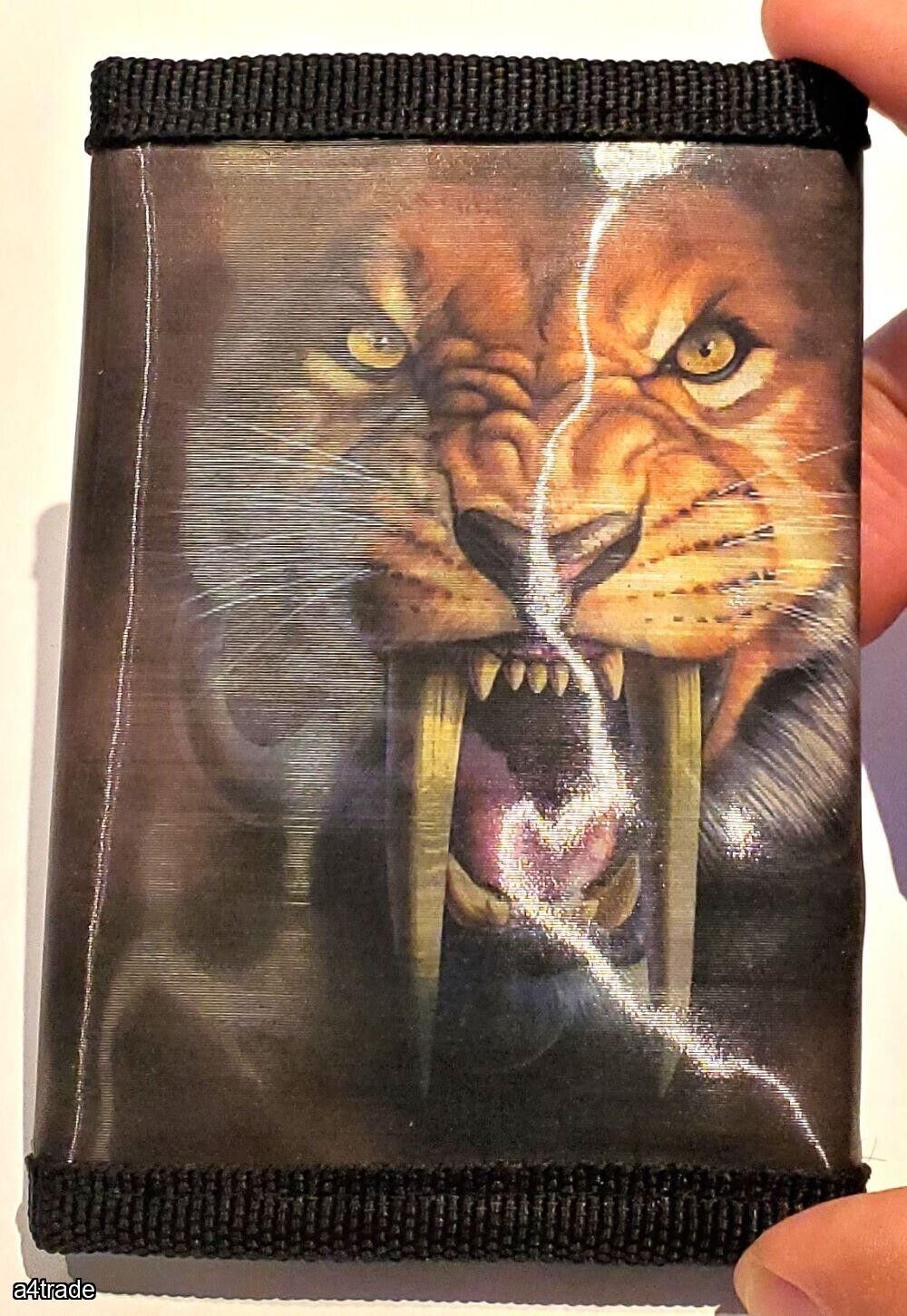 3D Saber Tooth Tiger And Wooley Mammoth Folded Wallet | Property Room