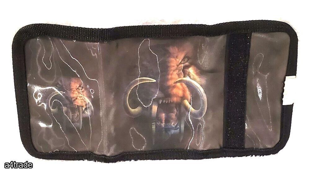 3D Saber Tooth Tiger And Wooley Mammoth Folded Wallet | Property Room
