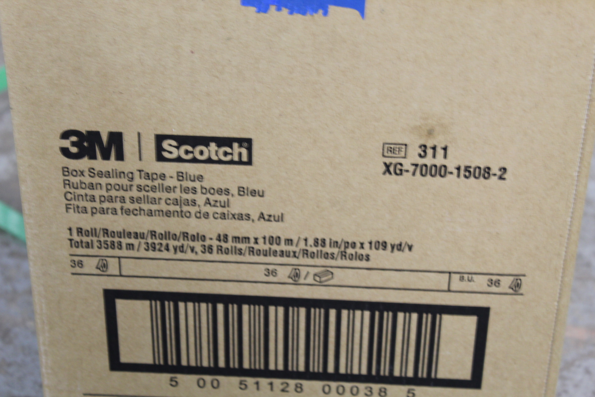 6 Rolls of 3M Blue Box Sealing Tape - Heavy Duty - Retail $42.00 ...