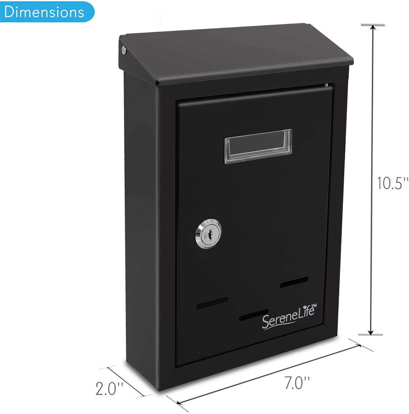 SERENE LIFE MODERN VERTICAL MAILBOX | Property Room