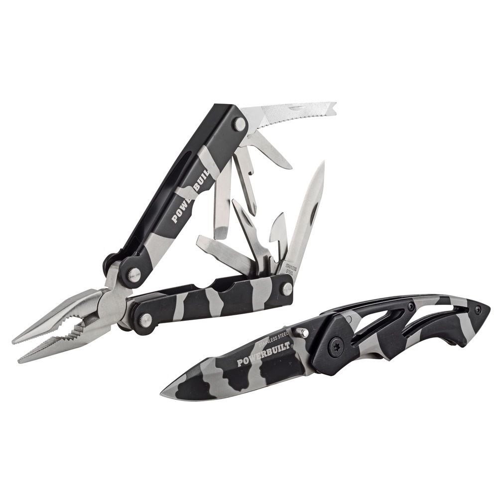 Powerbuilt Multi-Tool And Lock Blade Knife | Property Room