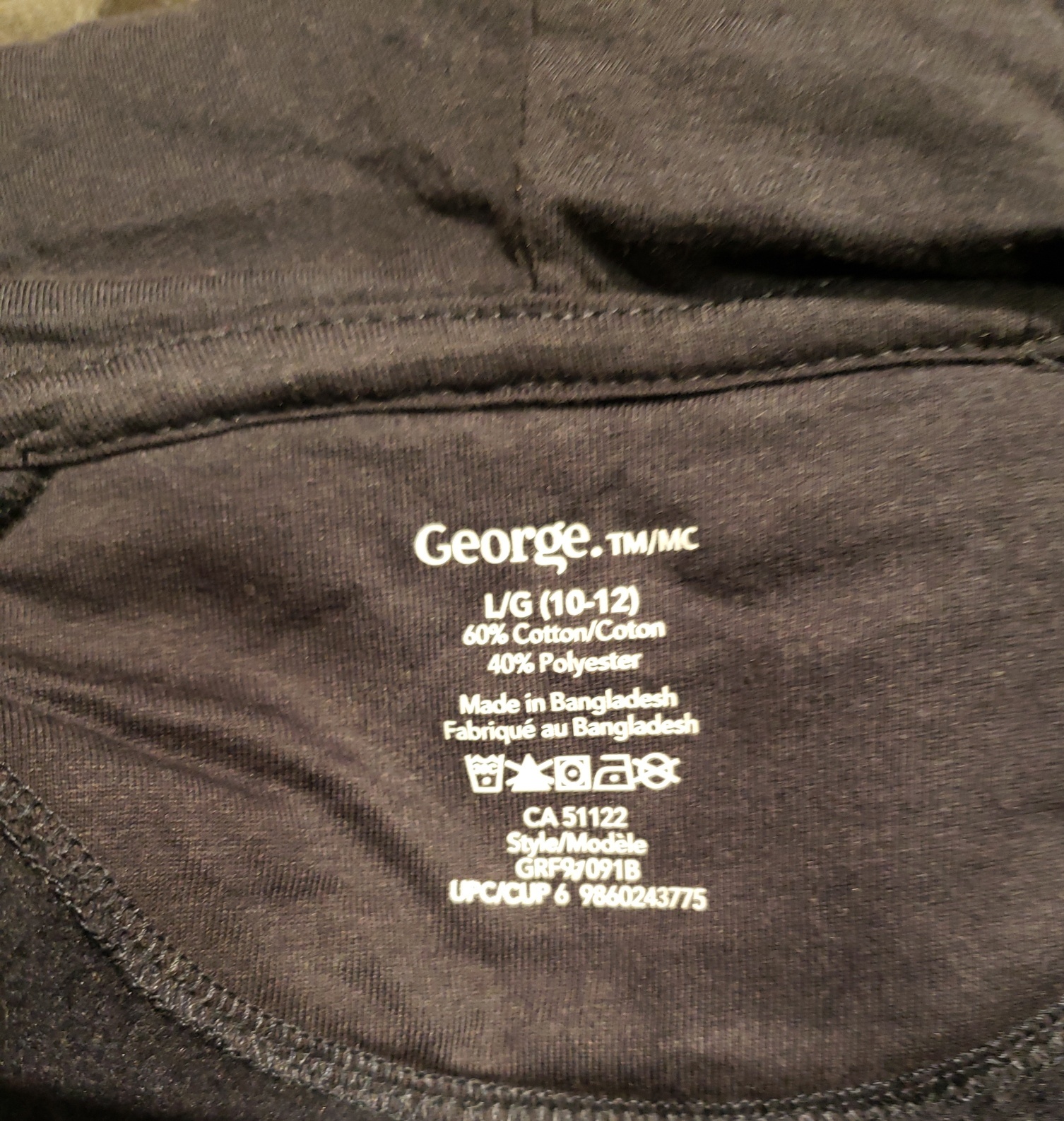 NWT George Kids Colorblock Camo Full-Zip #94 Hooded Sweater Sz L (10-12 ...