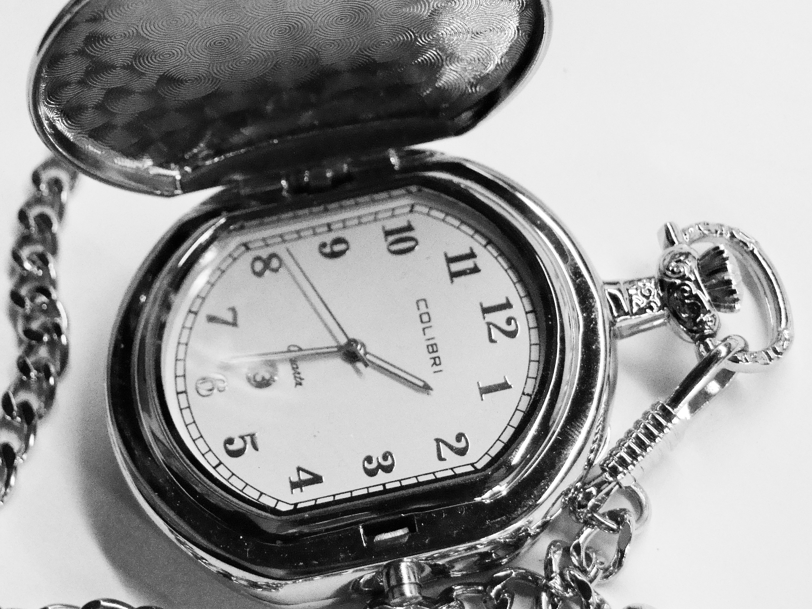Unusual Looking Colibri Hunter Case Quartz Pocket Watch | Property Room