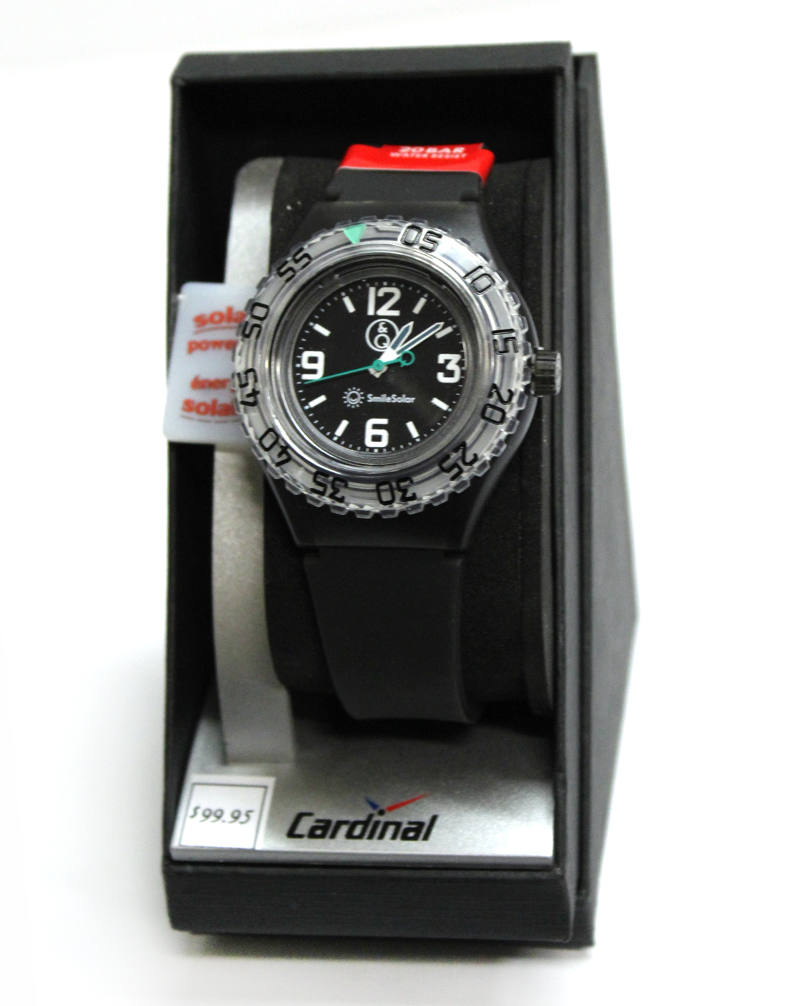 Cardinal Solar Powered Watch NEW - Retail $99.95 | Property Room