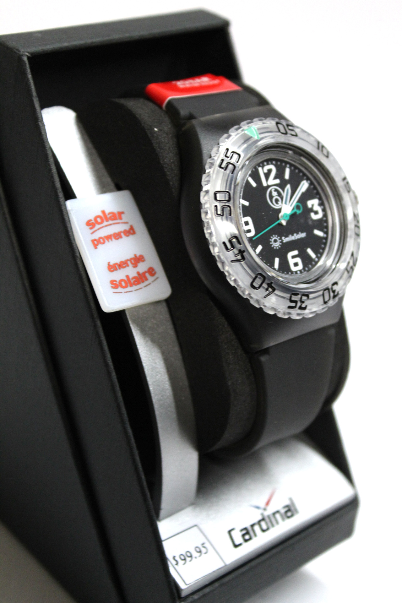 Cardinal Solar Powered Watch NEW - Retail $99.95 | Property Room