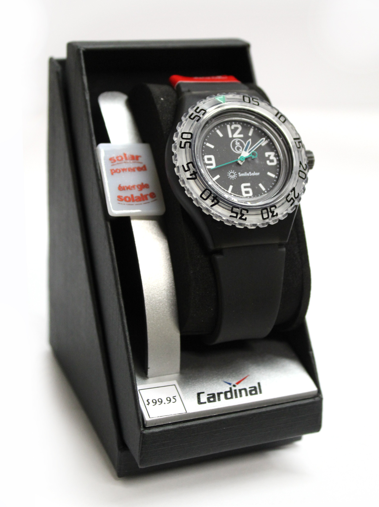 Cardinal Solar Powered Watch NEW - Retail $99.95 | Property Room