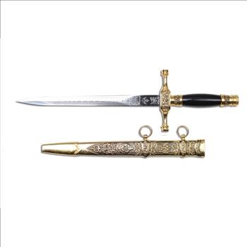 New 16" Classic Medieval Dagger with Scabbard Sleeve | Property Room
