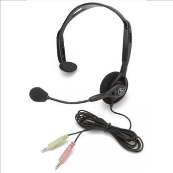 3.5mm Wired Stereo Headset with Mic Microphone Headphone For PC Laptop ...