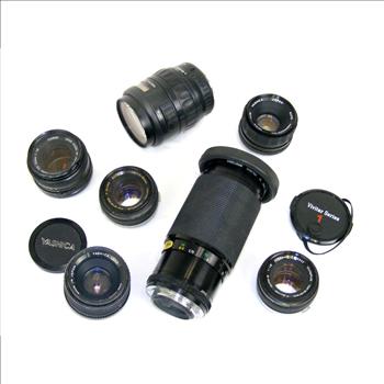 7 Camera Lens Lot | Property Room