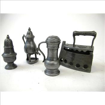 1950s Collection of 4 Pewter Items | Property Room