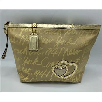 Coach New York Script Logo Tote Retail $298 | Property Room