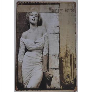 Classic Vintage Marilyn Monroe Metal Sign | Property Room
