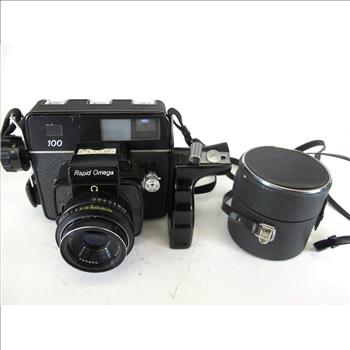 Vintage Press Camera "Rapid Omega 100" Including Regular and Wide Angle ...