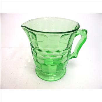 Heisey Green Depression Glass Pitcher | Property Room