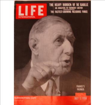 Rare Life Magazine, July 7/1958 Subscription Copy | Property Room