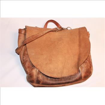 Vintage Leather Shoulder Mail Bag by J. Peterman Co. | Property Room