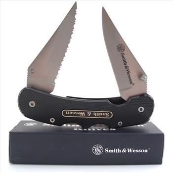 NEW 10" Smith & Wesson Double Lockback Knife | Property Room