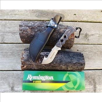 8" REMINGTON D Series Gut Hook Hunting Knife MADE IN USA | Property Room