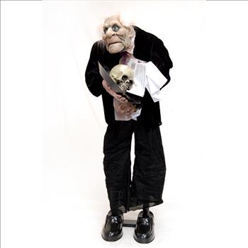 Halloween : New Scarymore Haunted Butler - Motion Activated - 36" Tall ...