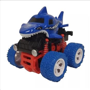 Shark Off Road Vehicle 4x4 Monster Truck Blue 4" Plastic | Property Room