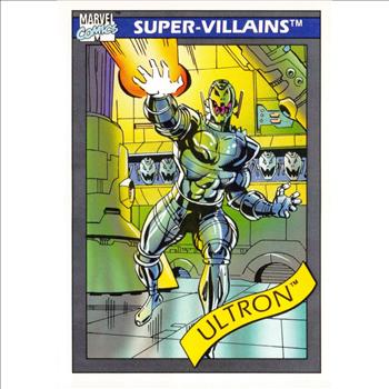 1990 Marvel Impel Ultron Super-Villains Trading Card #61 | Property Room