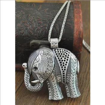 Gothic Elephant Necklace for Men/Boys -Alloy Metal | Property Room