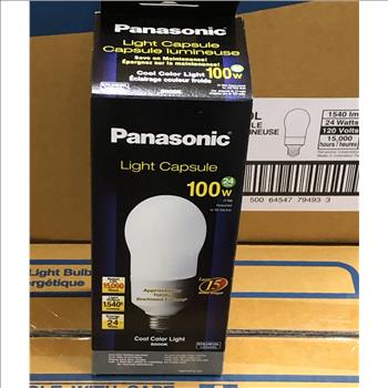 10 Panasonic Light Bulbs 15,000 Hour Retail $104.90 | Property Room